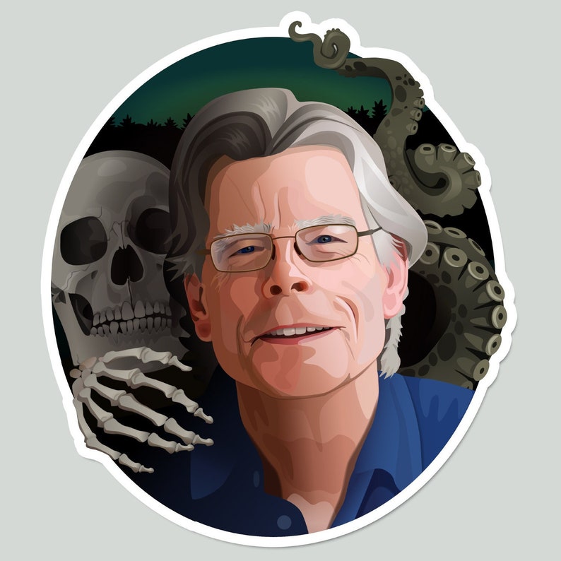 Stephen King Sticker - Etsy