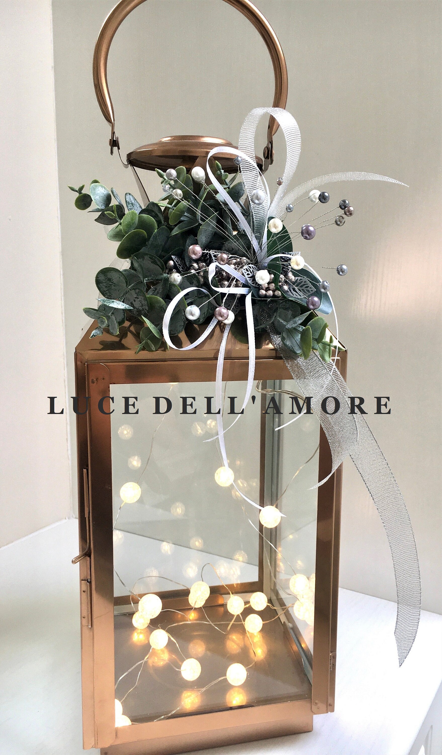 Silver Lantern Topper, Attachable Decoration - Etsy