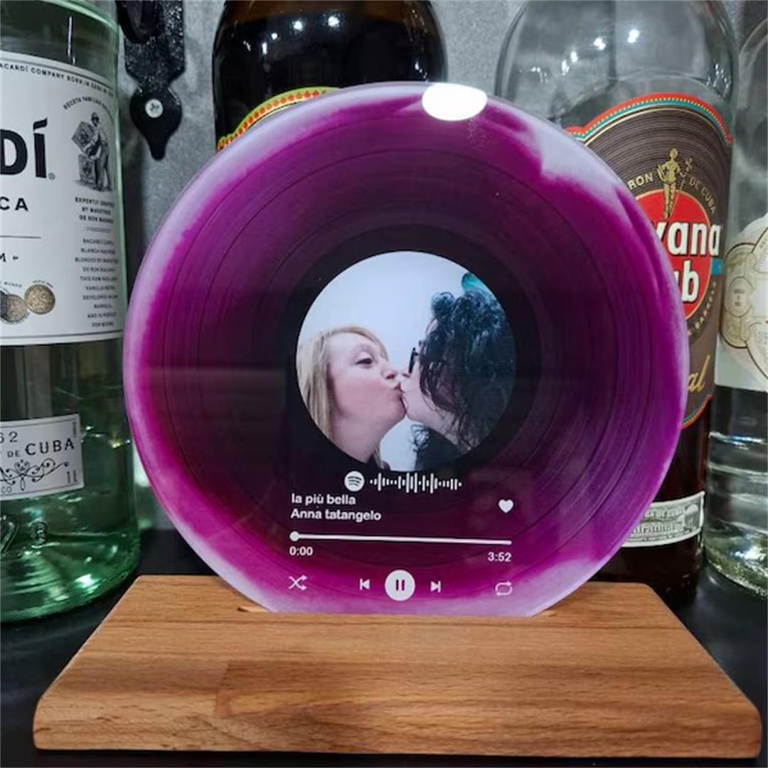 Custom Vinyl Record - Gift for Boyfriend - Birthday Gift for Him ...