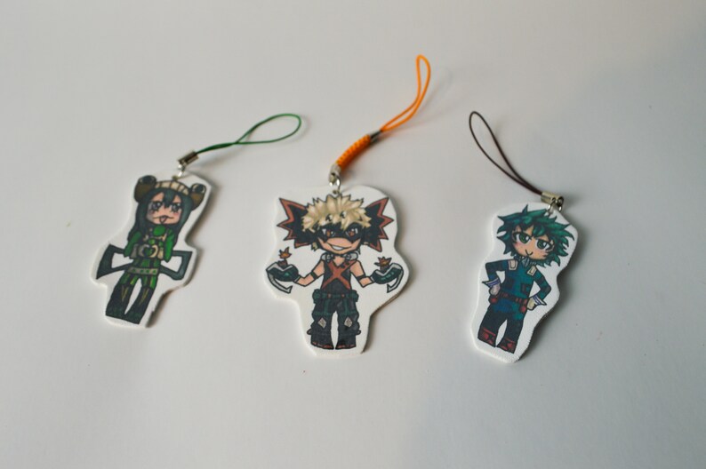 MHA 2in Keychain Charms - Etsy