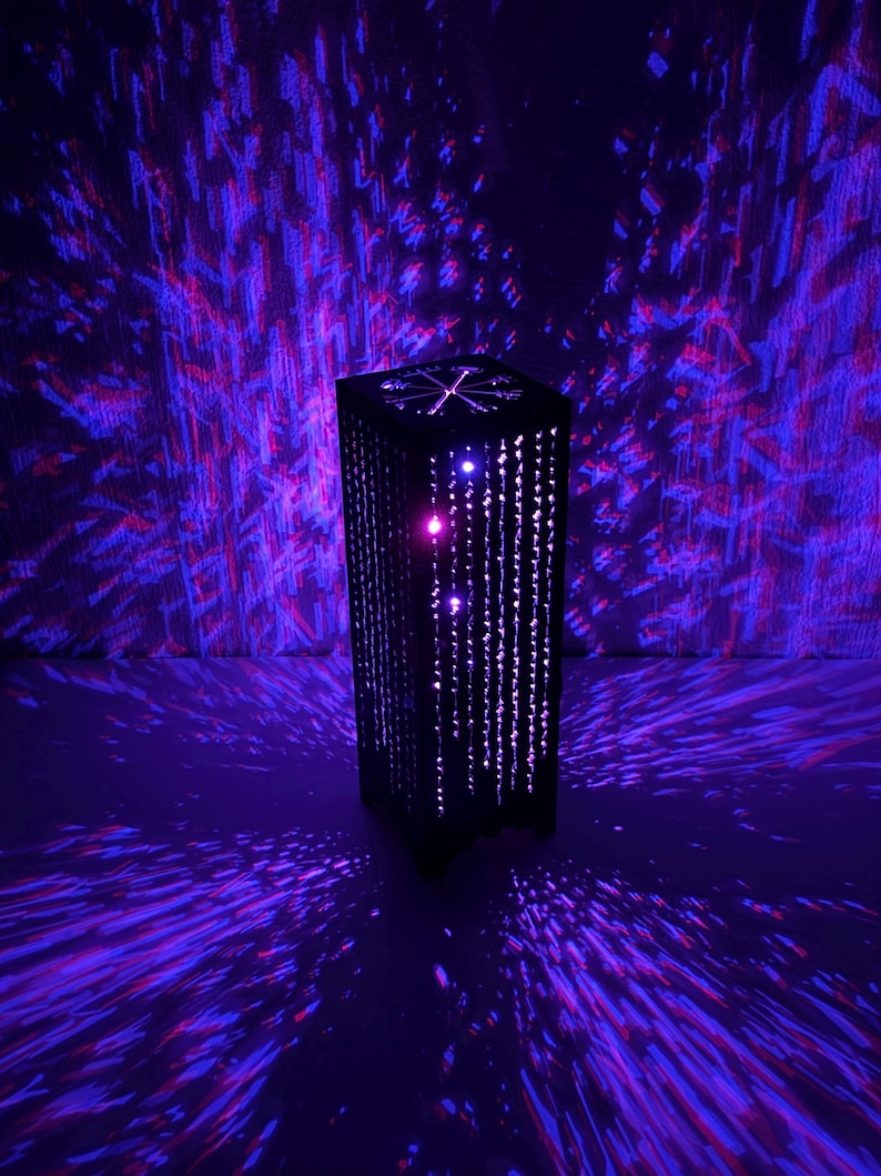 Handcrafted Viking Runes LED Night Light: Illuminate Your Space With ...