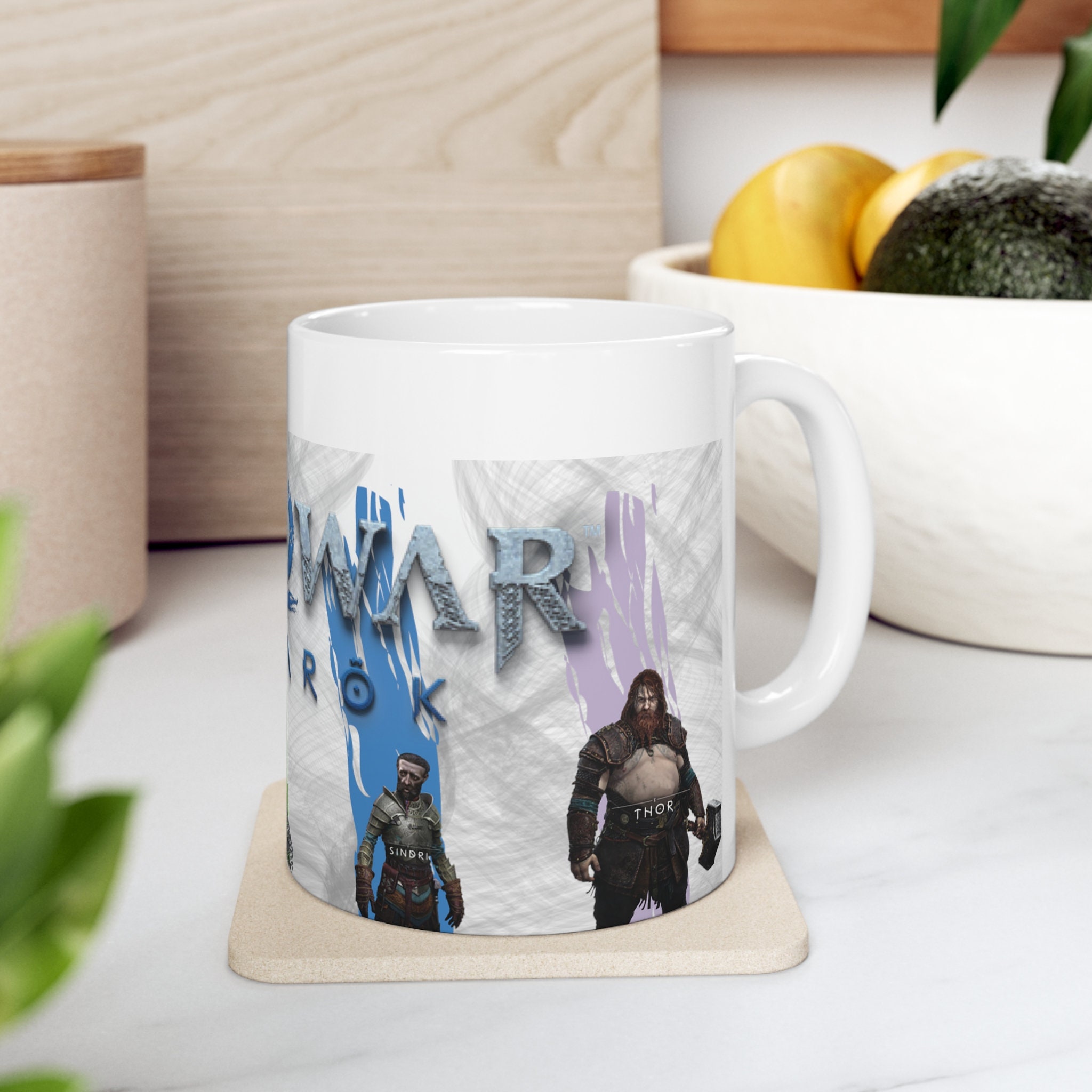 Ghos of Sparta God of War Ragnarok ragnarök Kratos, Odin, Thor Coffee ...