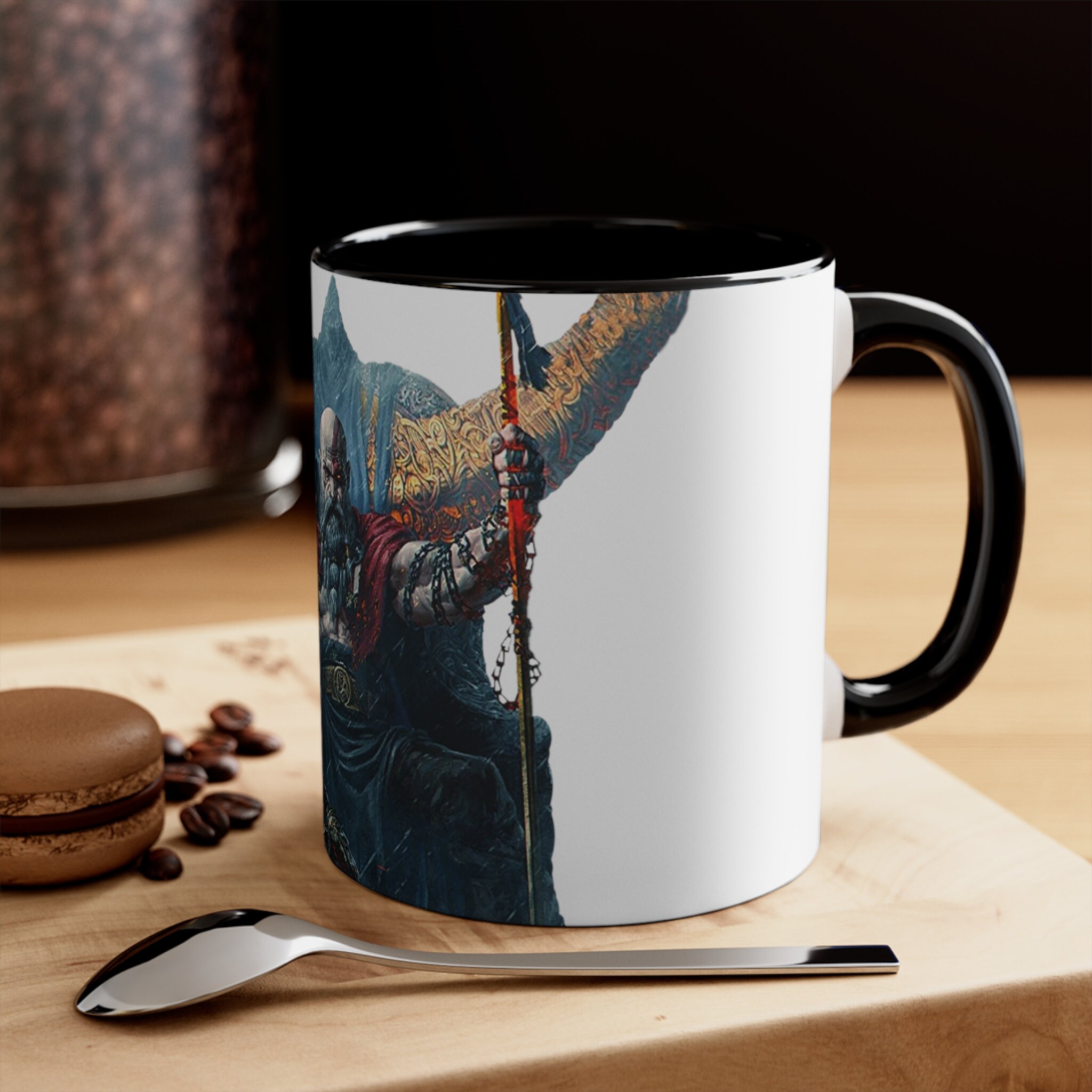 God of War Ragnarok Kratos Coffee Mug, Ghost of Sparta Coffee Mug ...