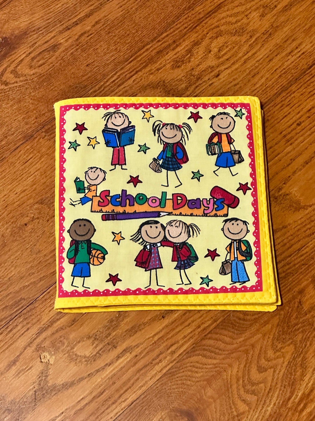 School Days Fabric Baby Book, School Days Fabric Book, Fabric Book ...