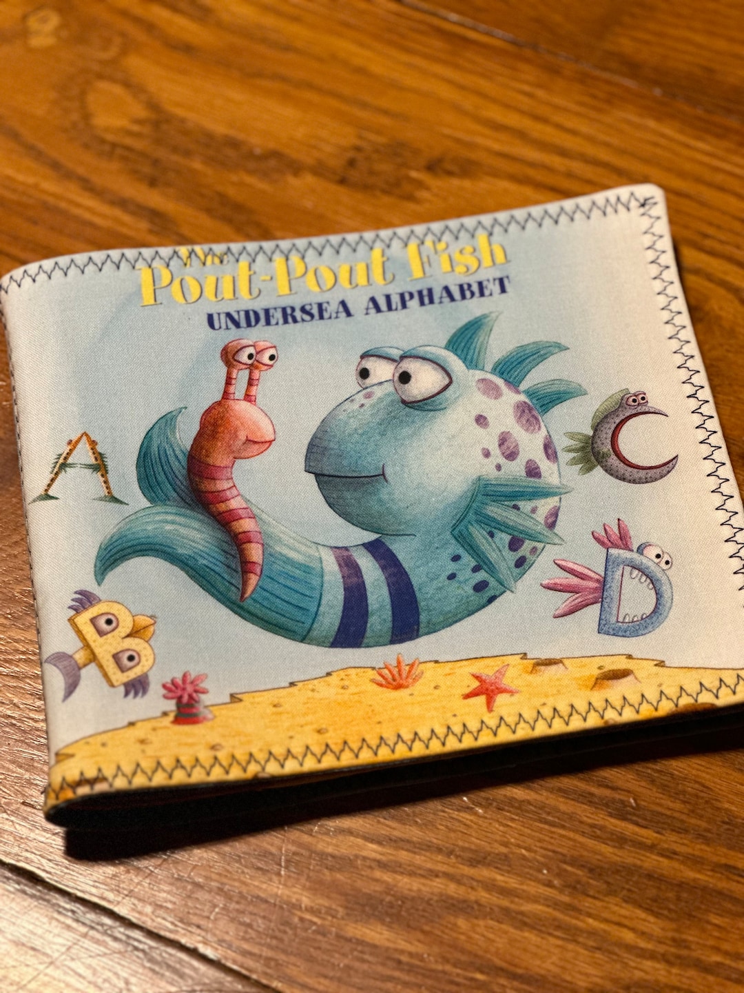Pout Pout Fish Undersea Alphabet Fabric Baby Book, Alphabet Fabric Book ...