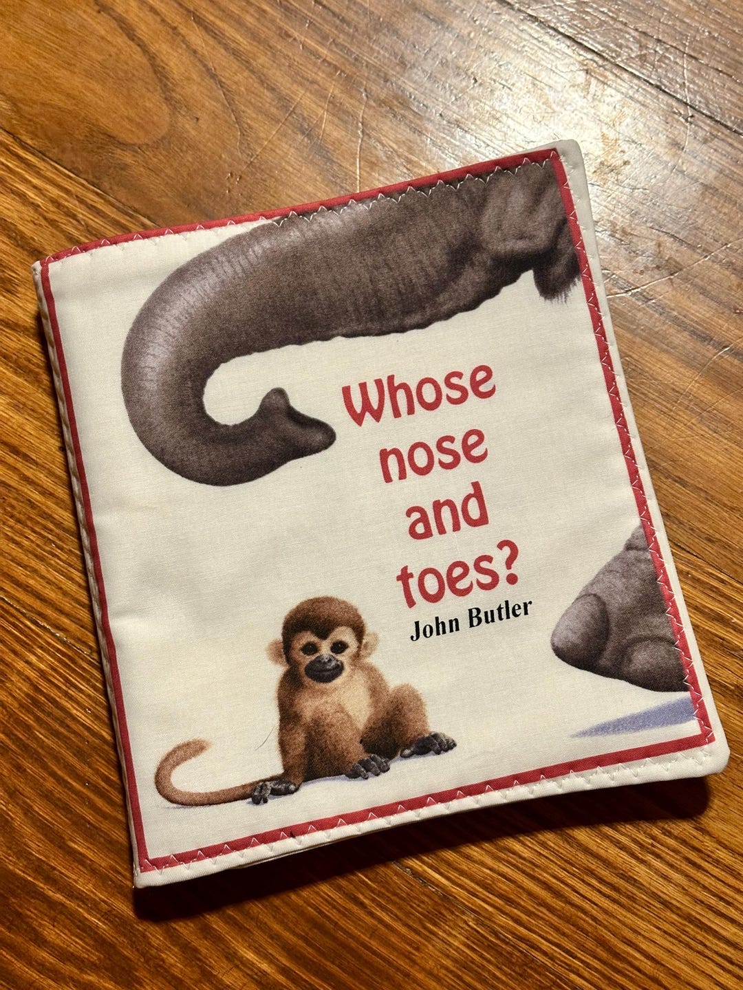 Whose Nose and Toes? Fabric Book for Kids: Animal Cloth Baby Book - Etsy