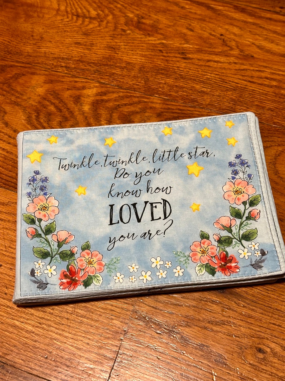 Twinkle Twinkle Little Star Cloth Fabric Washable Book, Cloth Book ...