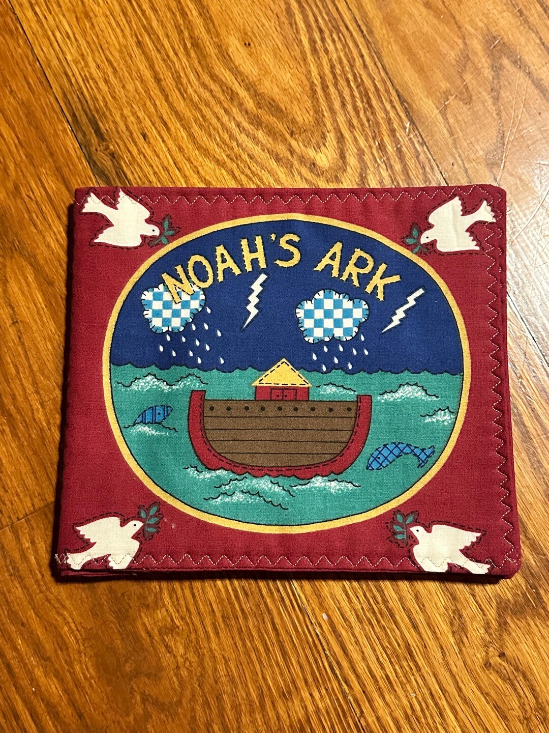 Noah's Ark Cloth Fabric Washable Book, Cloth Book, Fabric Book ...