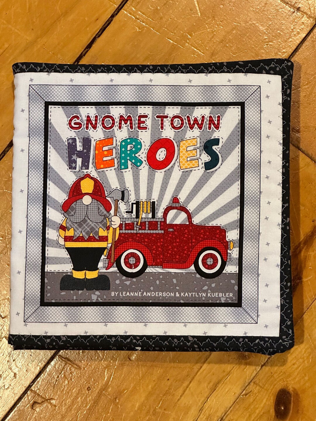 Gnome Town Heroes Cloth Fabric Book, Gnomes Washable Book, Jobs Cloth Book, Heroes Fabric Book ...