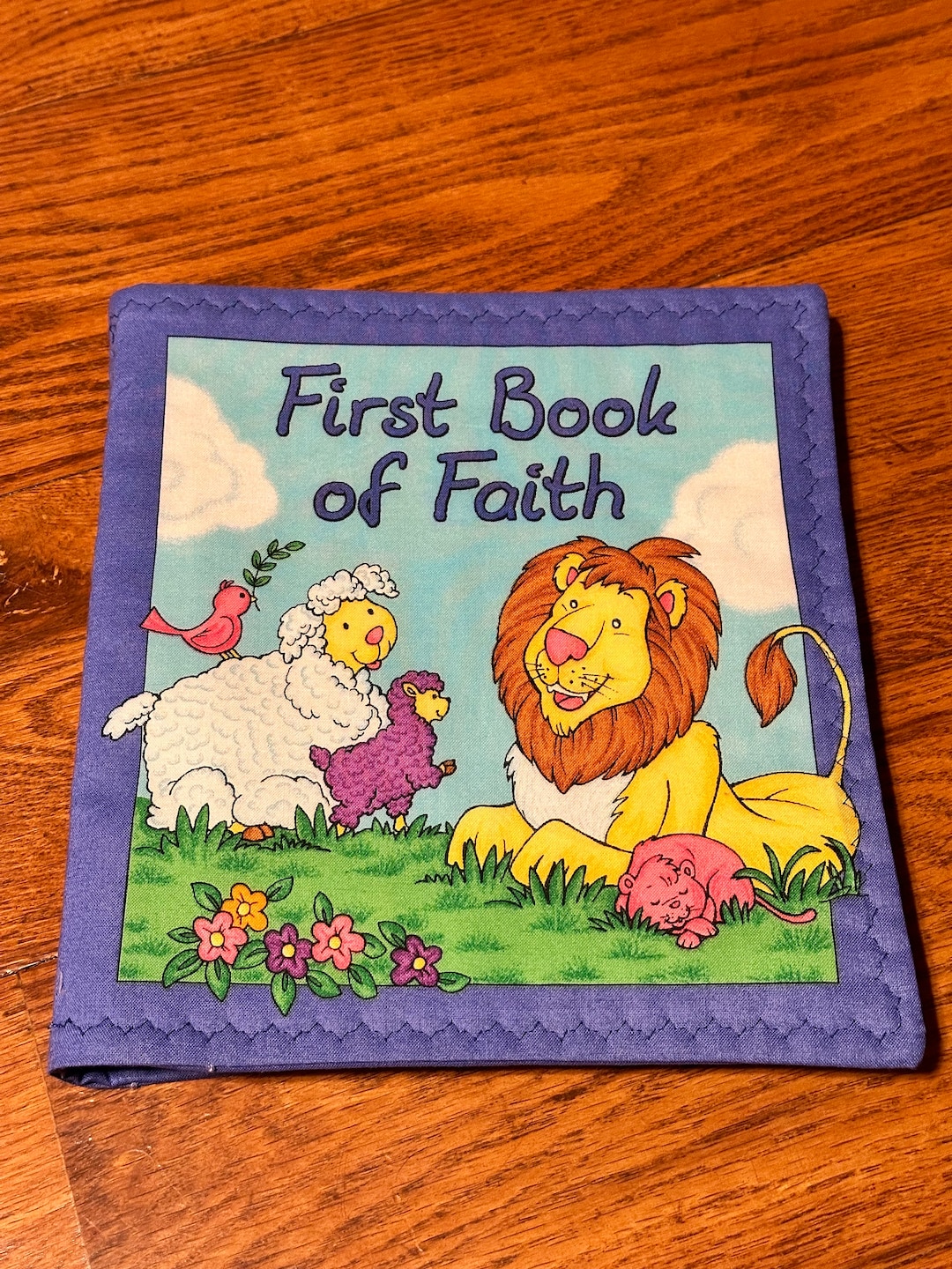 First Book of Faith Cloth Fabric Washable Book, Cloth Book, Fabric Book ...