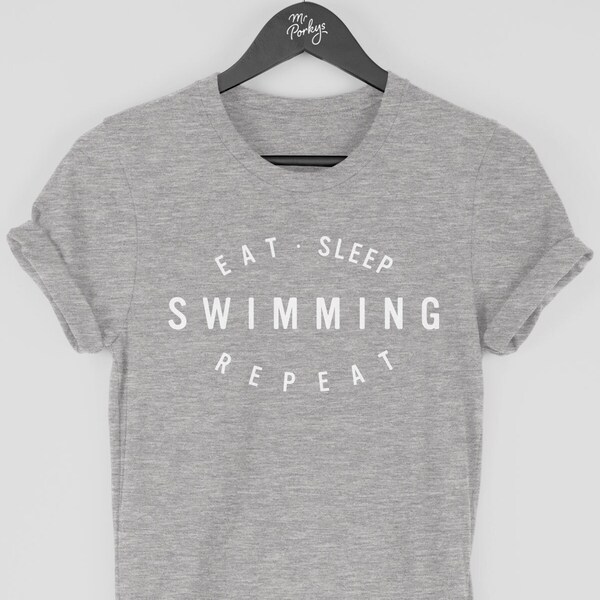 Swimming T Shirt - Etsy