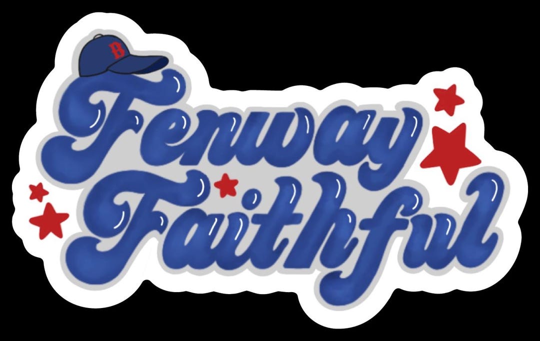 Boston Red Sox Fenway Faithful Sticker - Etsy