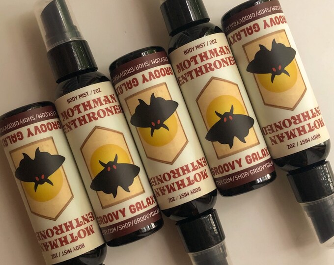 Mothman Enthroned Body Mist / Cryptid Perfume, Weird Funky Unique ...
