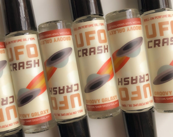 UFO Crash Roll on Perfume Oil / Alien Cryptid Perfume, Weird Funky ...