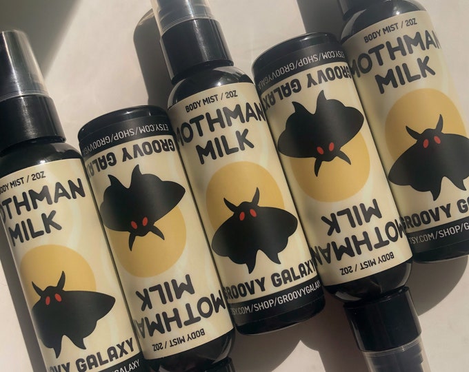 Mothman Milk Body Mist / Cryptid Perfume, Weird Funky Unique Spooky ...