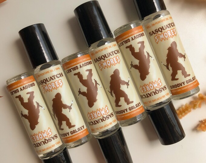 Sasquatch S'mores Roll on Perfume Oil / Cryptid Perfume, Weird Funky ...