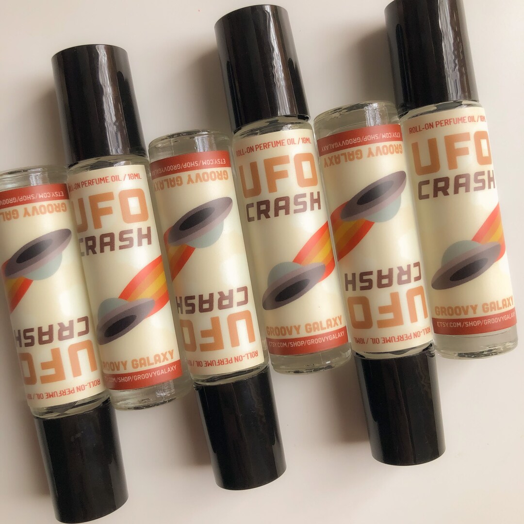 UFO Crash Roll on Perfume Oil / Alien Cryptid Perfume, Weird Funky ...