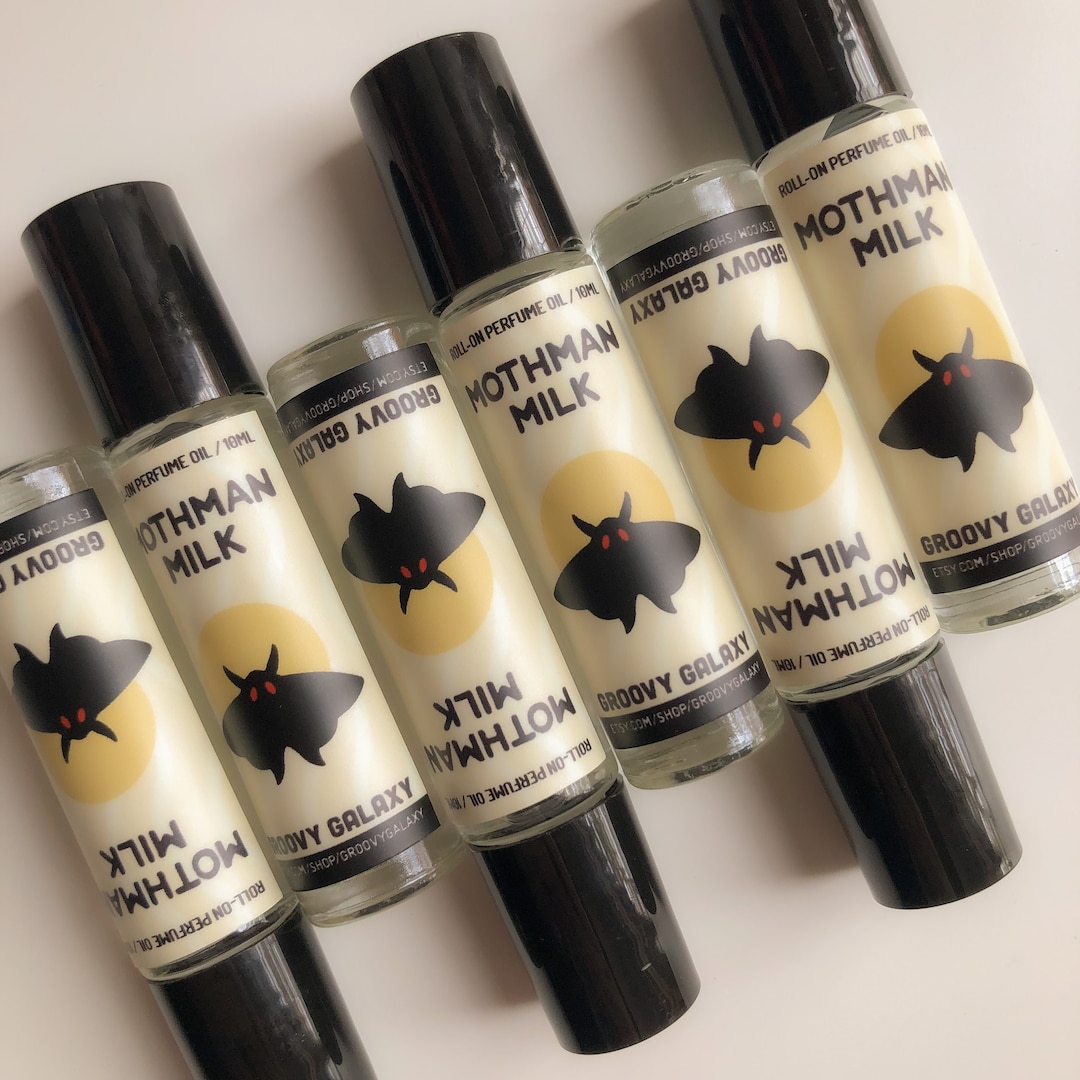 Mothman Milk Roll on Perfume Oil / Cryptid Perfume, Weird Funky Unique ...