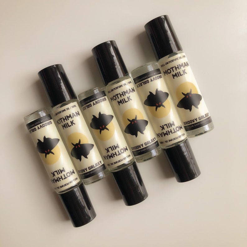 Mothman Milk Roll on Perfume Oil / Cryptid Perfume, Weird Funky Unique ...