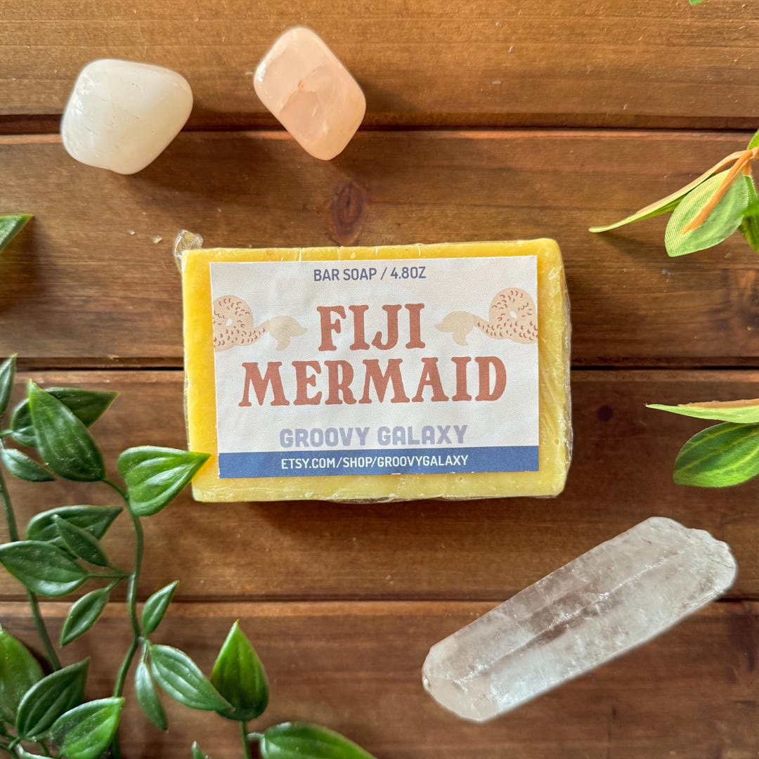 Fiji Mermaid Bar Soap // Citrus and Sage Scented // Cryptid Gift, Funny ...