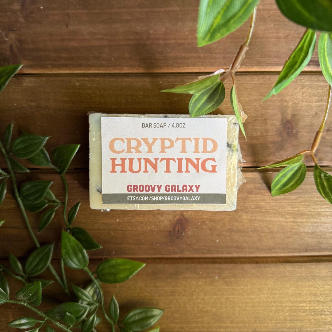 Cryptid Hunting Bar Soap // Forest Air & Cedarwood Scented // Cryptid ...