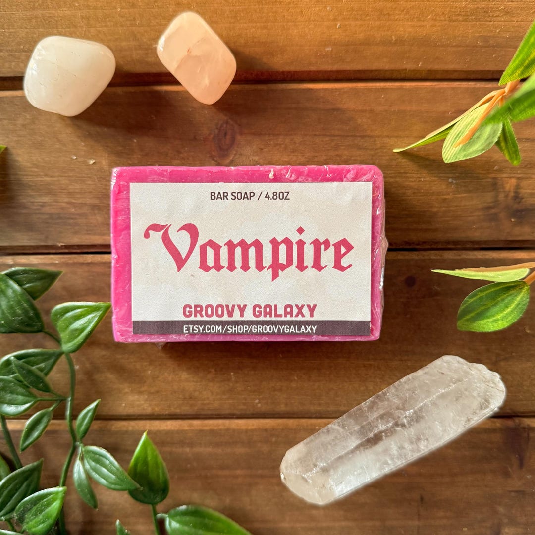 Vampire Bar Soap // Earth and Berry Scented // Cryptid Gift, Funny ...