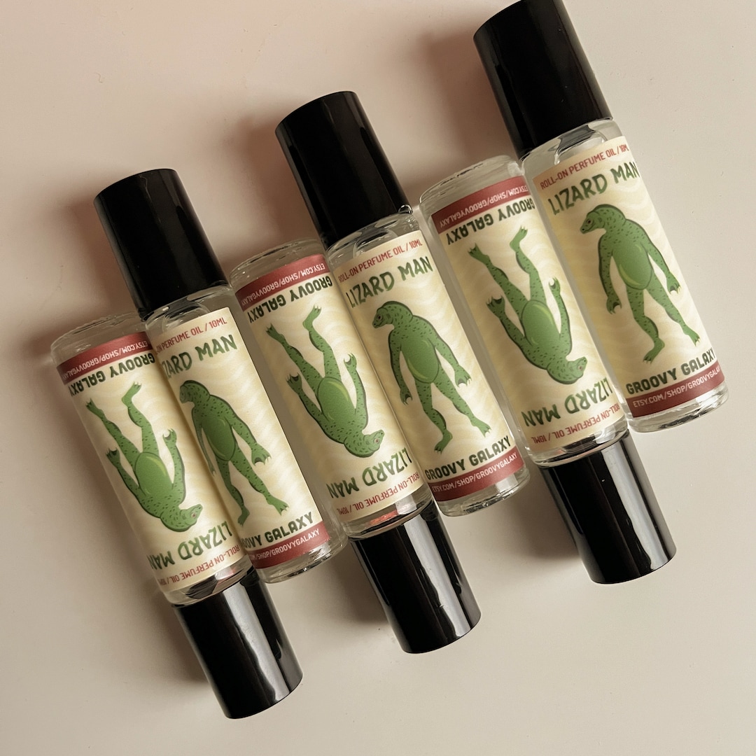 Lizard Man Roll on Perfume Oil / Cryptid Perfume, Weird Funky Unique ...