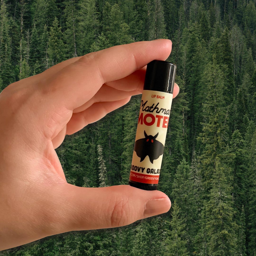 Mothman Motel Lip Balm / Cryptid Weird Funky Unique Mint Novelty Makeup ...