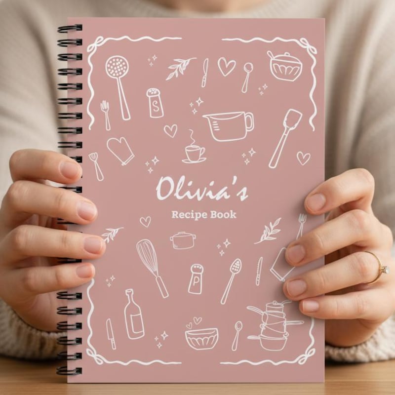 Spiral Cute Recipe Book - Etsy