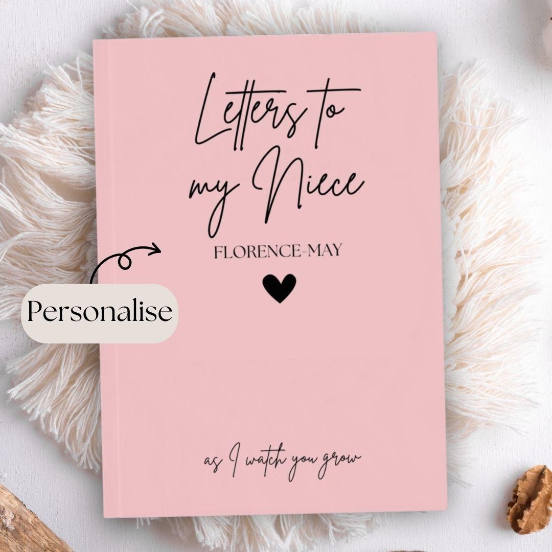 Letters to My Niece Journal - Custom Keepsake Notebook for Auntie or ...