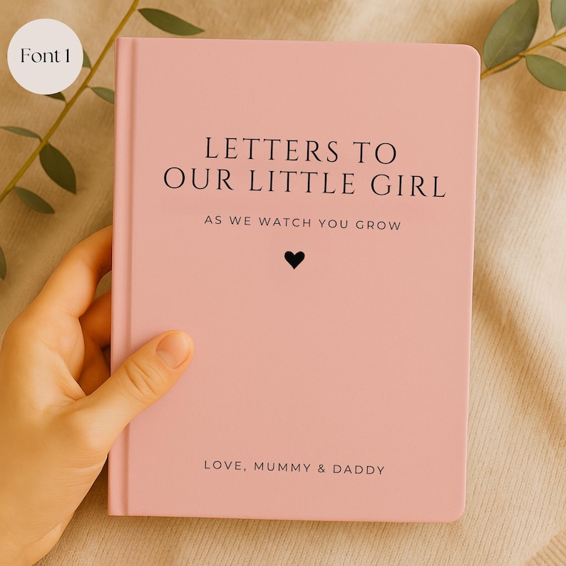 Letters to My Little Girl, Dear Daughter Journal, Personalized Name ...