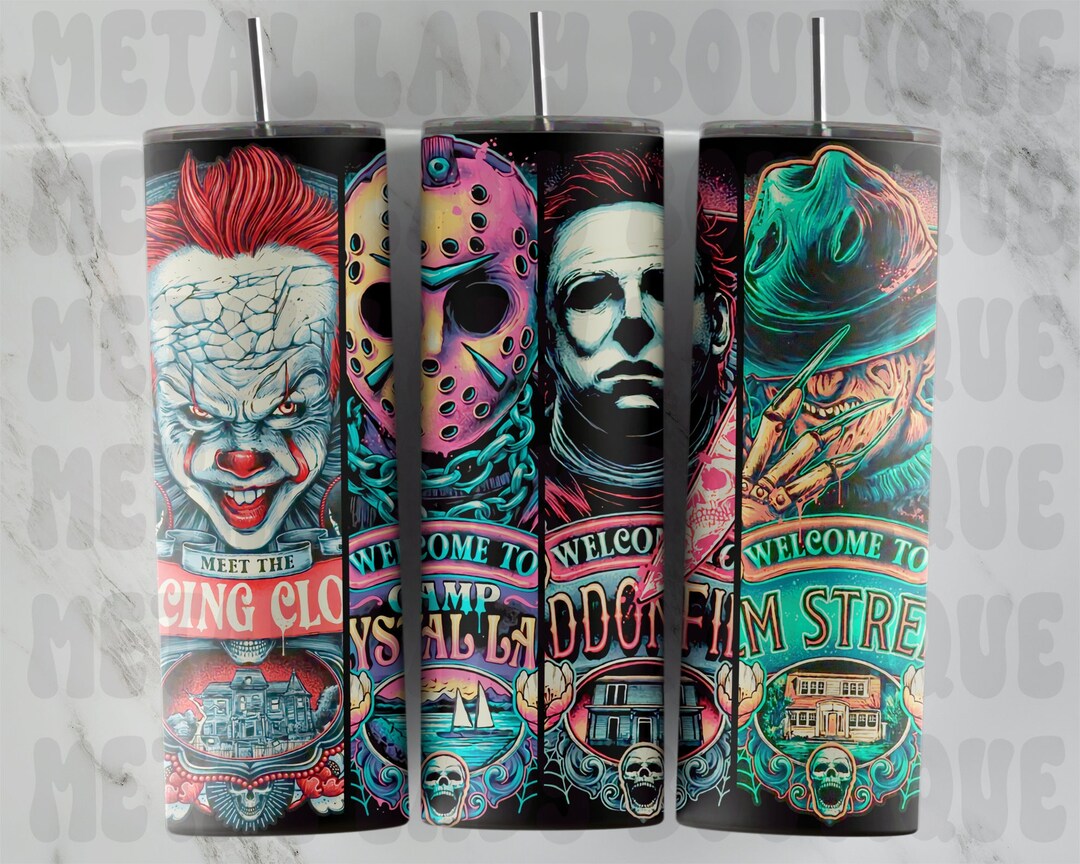 30oz Horror Cup, Horror Movie Cup, Horror Movie Gifts, 20oz Tumbler ...