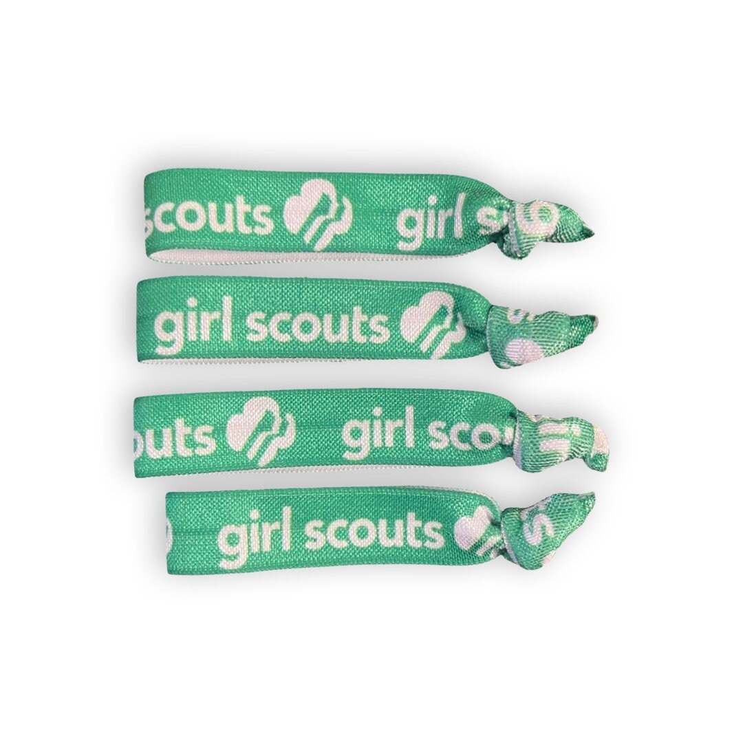 Girl Scout Logo Hair Tie 4 Pack - Etsy