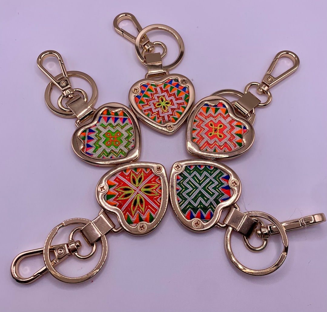 PNM Lis Loos Heart Key Chains - Etsy
