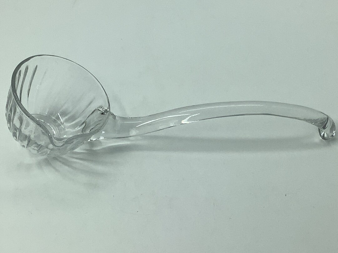 Vintage Duncan Miller Radiance Pattern Clear Glass Punch Bowl Ladle - Etsy