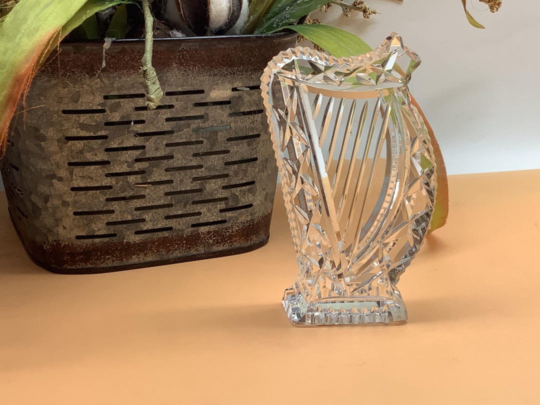 Beautiful Waterford Crystal Glass Harp Paperweight 5” Inches Tall - Etsy