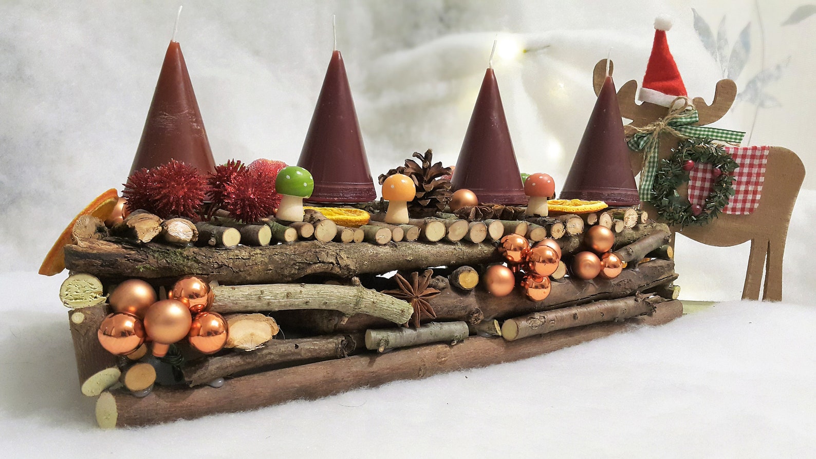 Traditional German Advent Wreath - Count the Sundays before Christmas ...