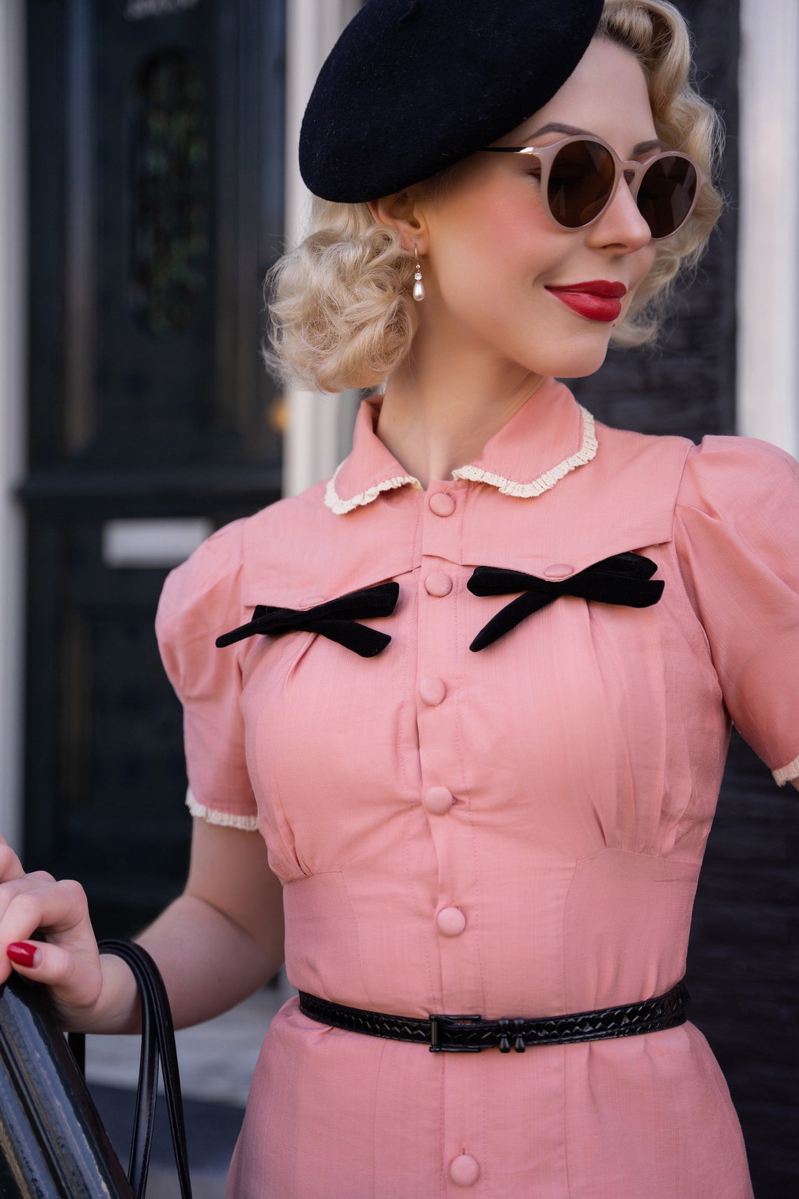 40s Style Dress, 1940s Day Dress, 1930s Day Dress, 1940s Dress ...