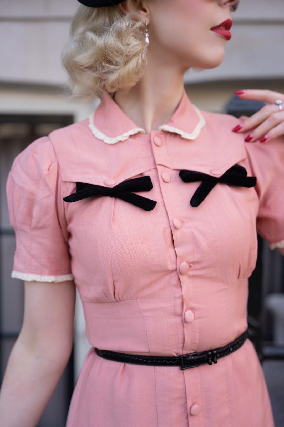 40s Style Dress, 1940s Day Dress, 1930s Day Dress, 1940s Dress ...