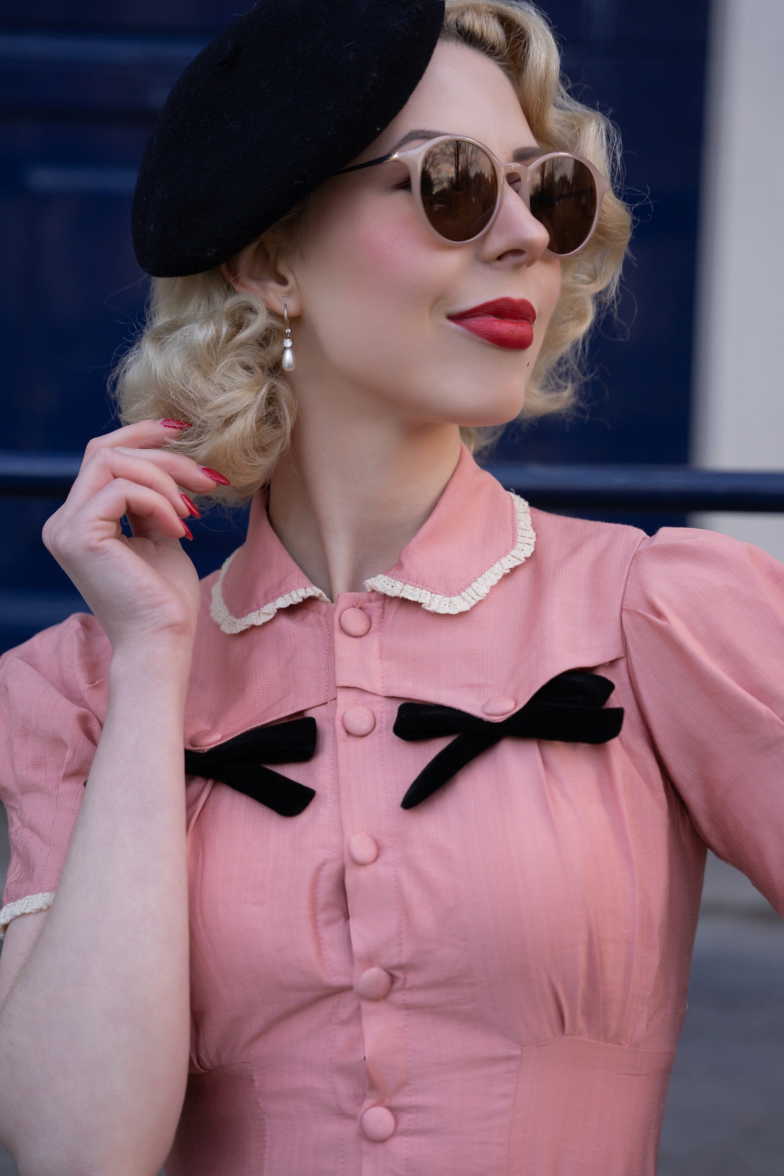 40s Style Dress, 1940s Day Dress, 1930s Day Dress, 1940s Dress ...