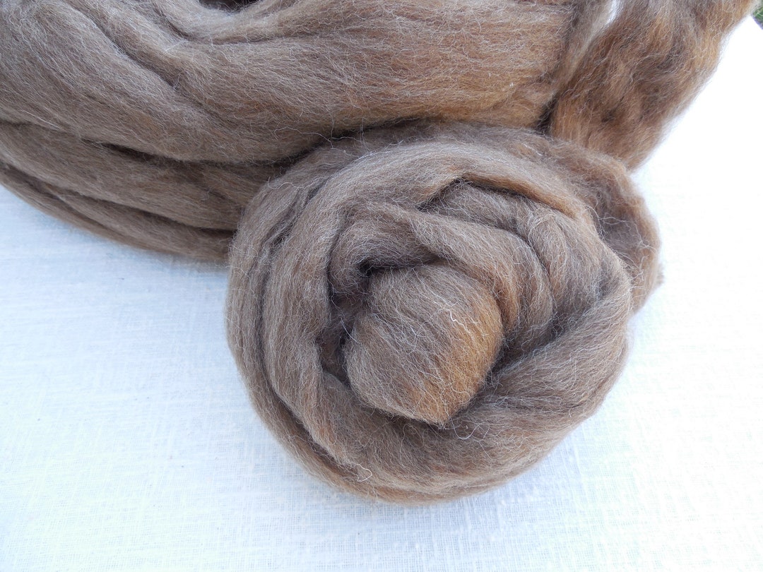 Moorit Shetland Top Wool for Spinning - Etsy