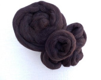 Zwartbles Roving, Black Wool Top, Great for Spinning or Felting ...