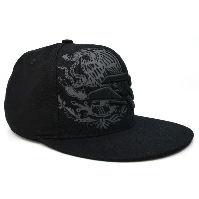 Mexico Eagle New Fitted Hat Mexican Aguila Flat Bill Cotton Mexico ...