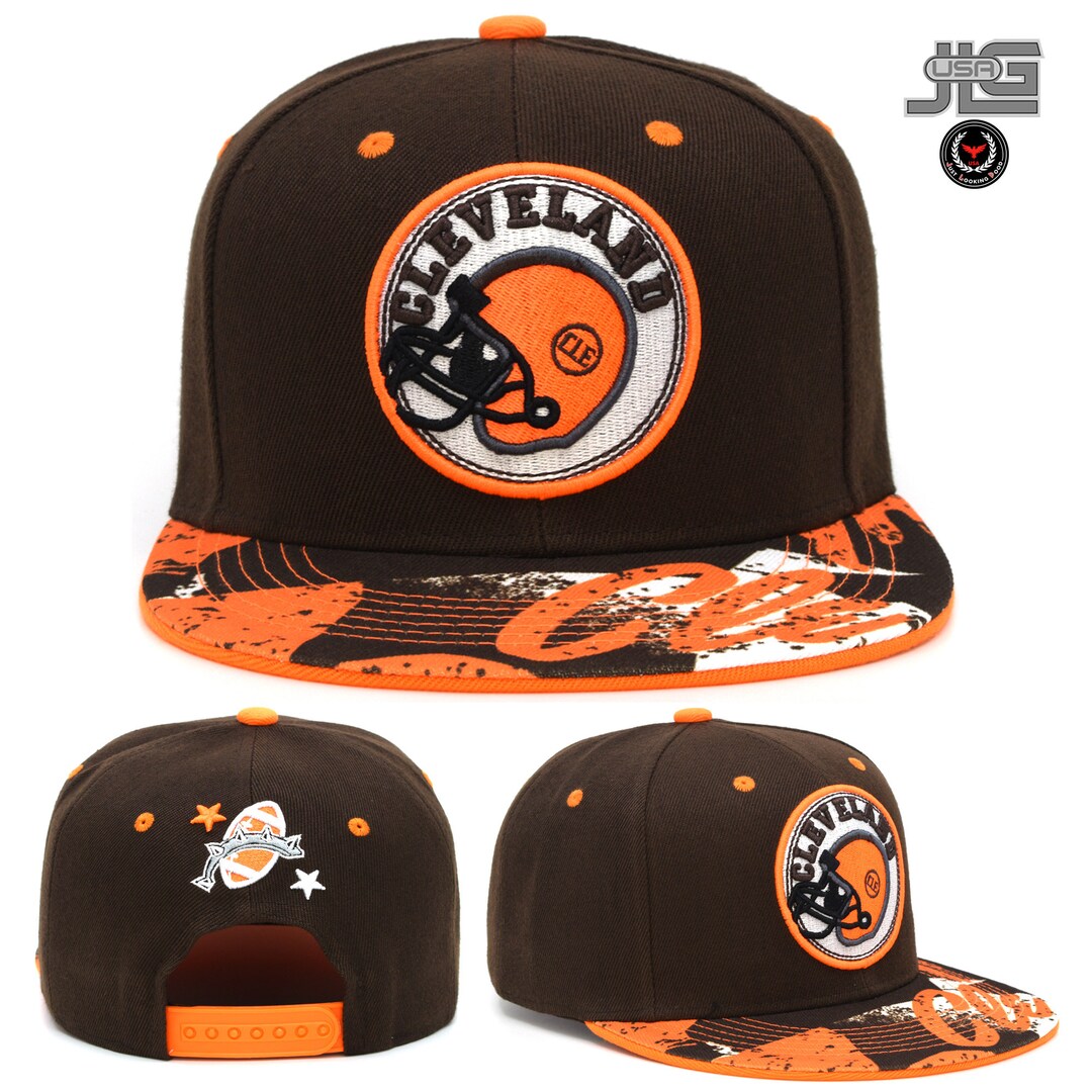 Cleveland Baseball Cap Circle City Football Helmet CLE Embroidery ...