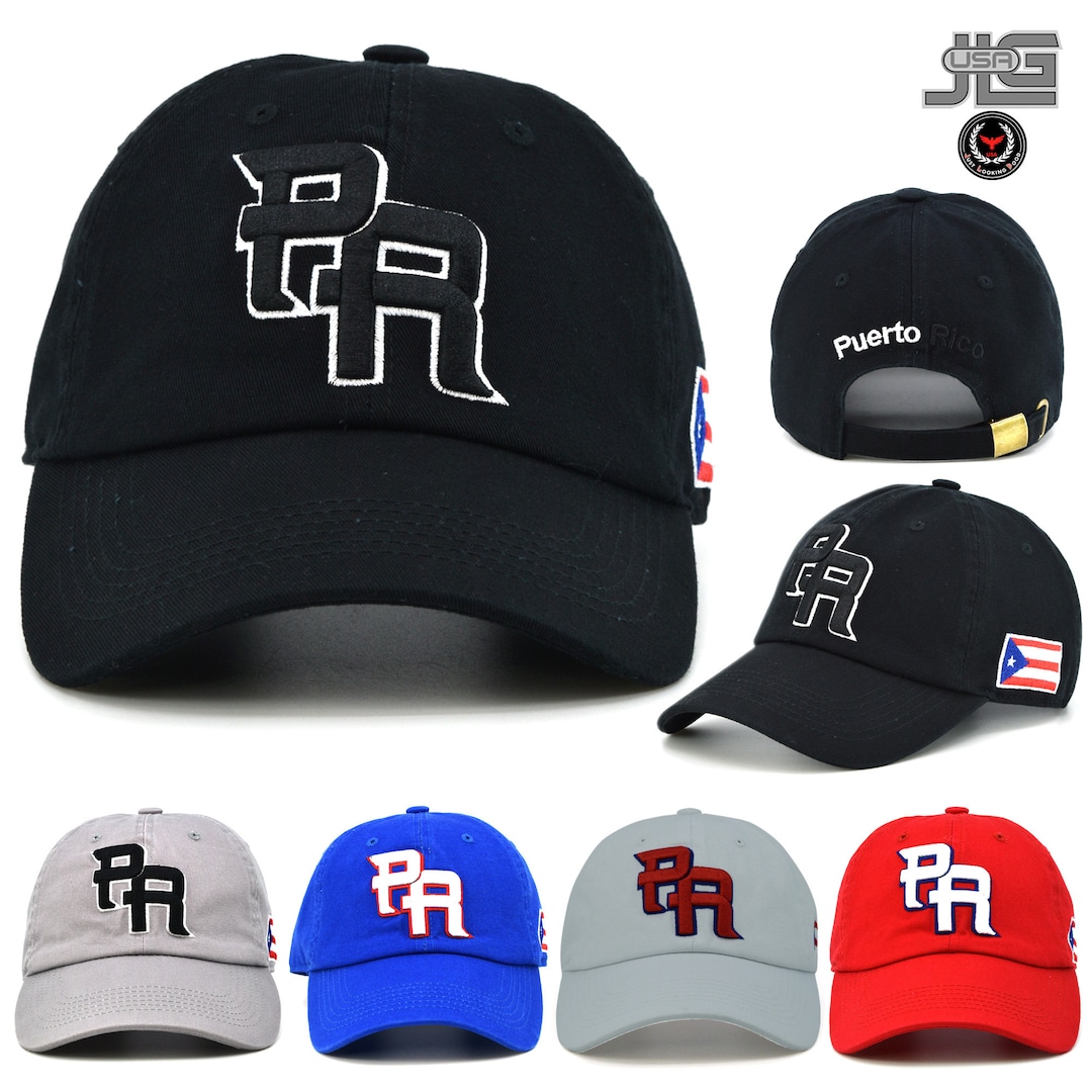 PUERTO RICO 3D PR Embroidery Imp Dad Hat Cotton Style Baseball Cap New ...