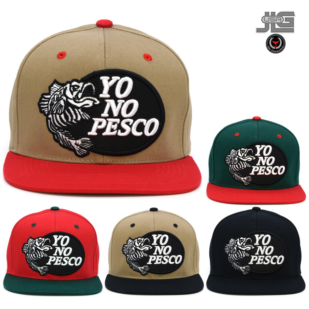 Yo No Pesco HL New Leader Snapback Embroidery Gorra Del Pescado Custom ...