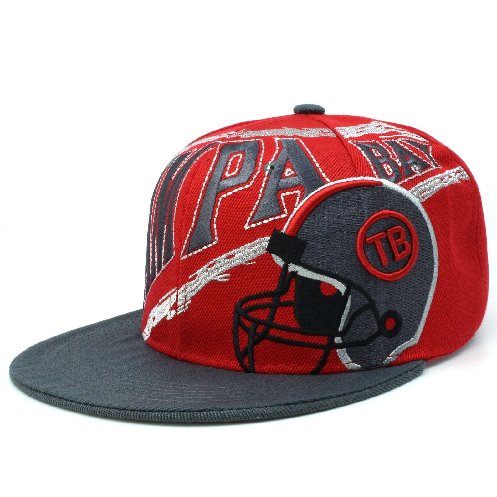 Tampa Bay New Leader Tornado Football TB Football Helmet Snapback Hat ...