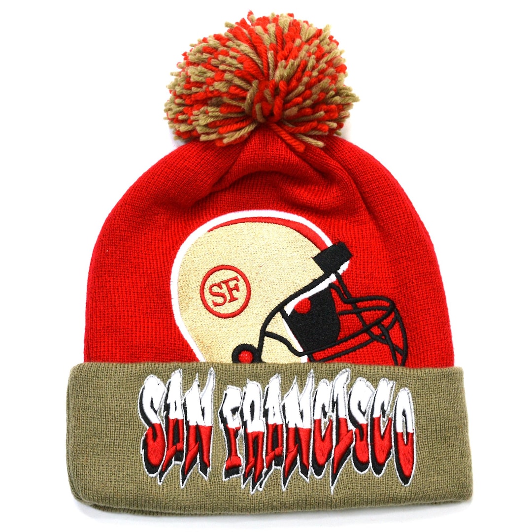 San Francisco Football Team Color New Leader Knit Skull Beanie Winter ...