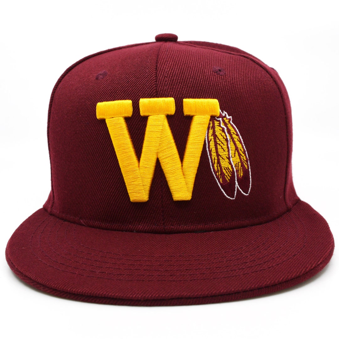 Washington New Leader Classic Football Team Color W Snapback Hat Cap - Etsy