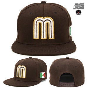 Mexico Snap Back Hat Flag 3D M Flat Bill Mexico Baseball Acrylic Cap ...